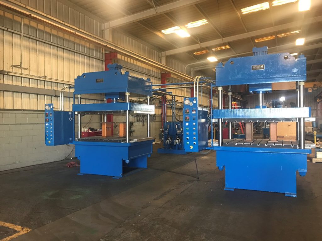 Shipped: 200 Ton Bank of Two Composite Molding Press System - Accudyne
